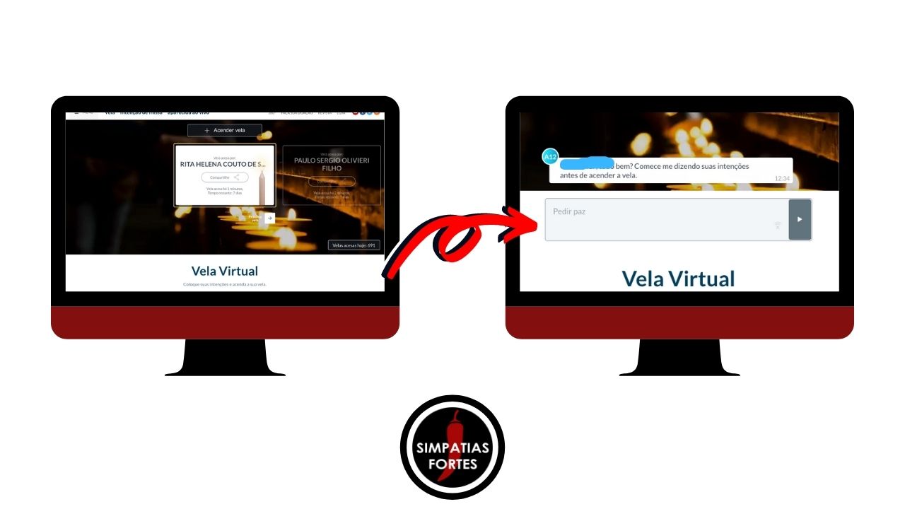 Vela Virtual - Como e onde acender a sua em 2026!
