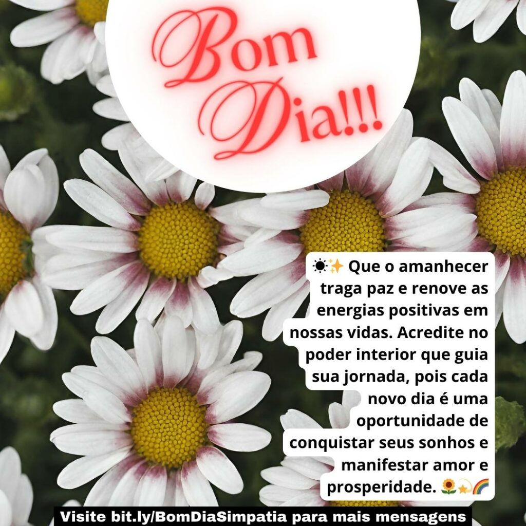 Mensagens de Bom Dia bonitas e fofas - Bom Dia Simpatia!