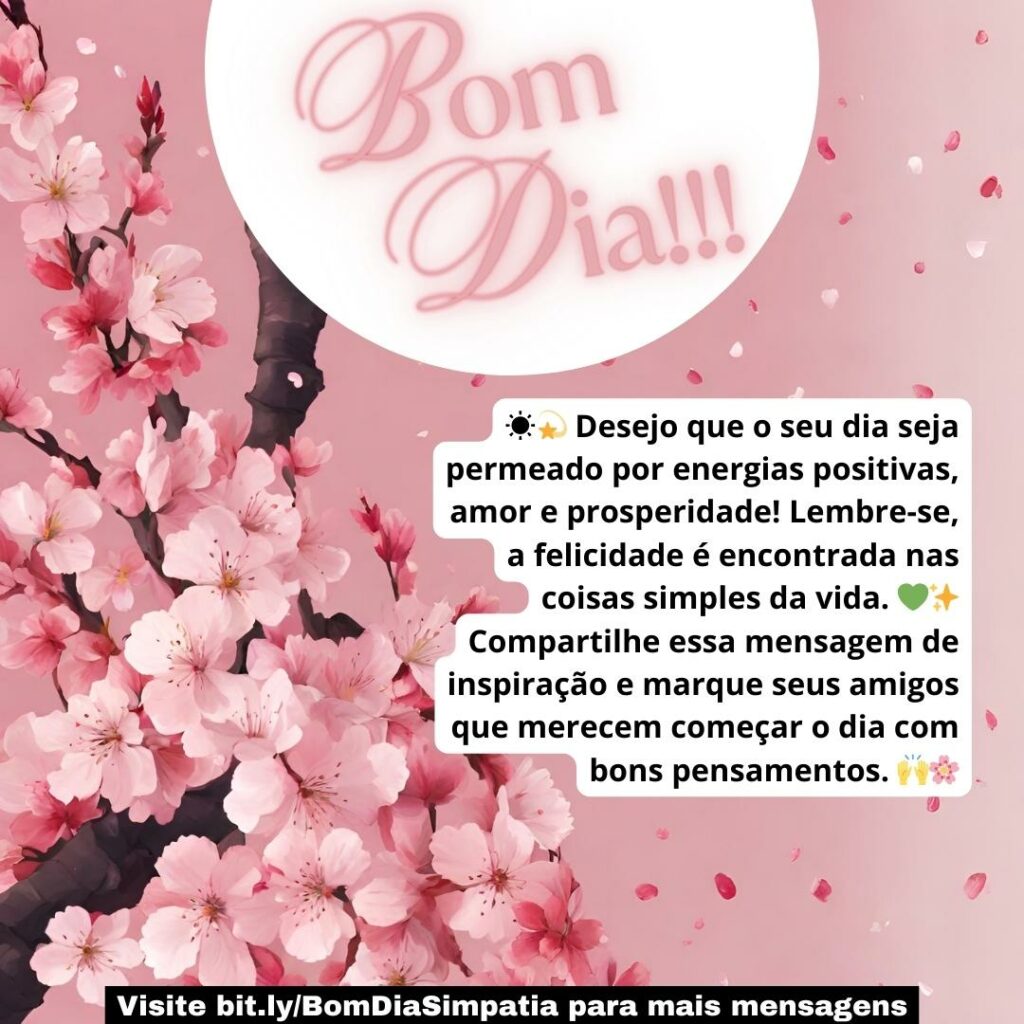 Mensagens de Bom Dia bonitas e fofas - Bom Dia Simpatia!